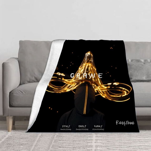 Durable Soft & Warm Flannel Blanket - Cozy Abstract Pattern Design for ...