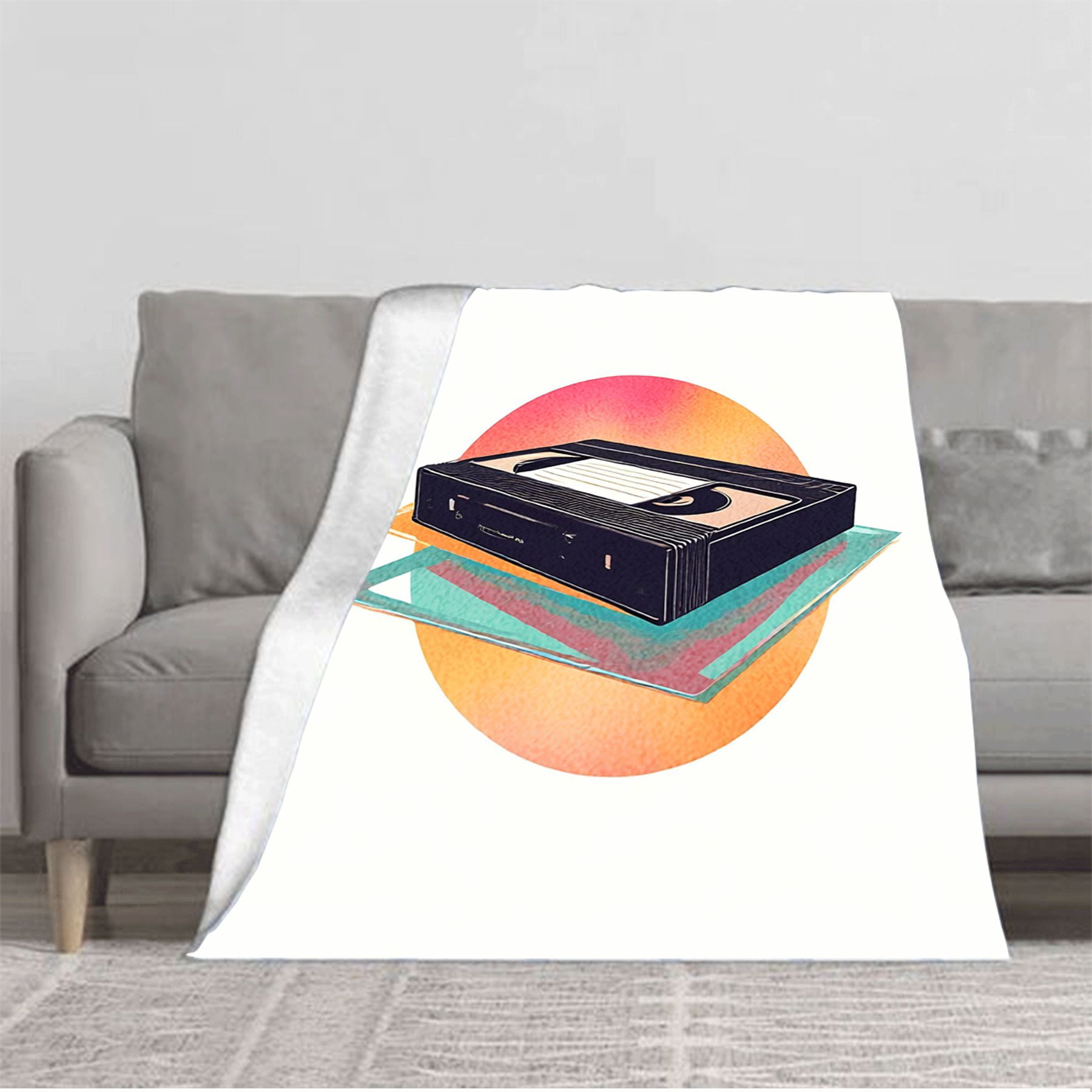 Durable Soft & Warm Flannel Blanket - Cozy Abstract Pattern Design for ...