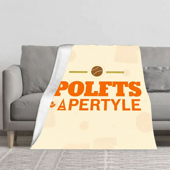 Durable Soft & Warm Flannel Blanket - Cozy Beige with Subtle Circular ...