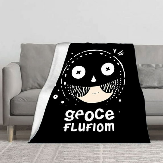 Durable Soft & Warm Flannel Blanket - Cozy Cartoon Pattern Design ...