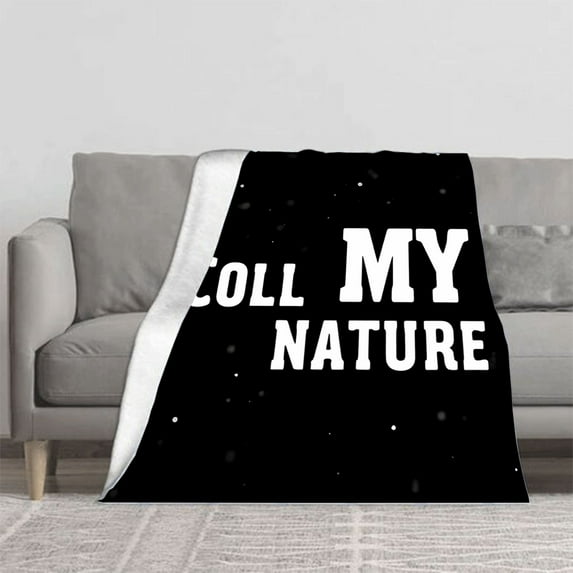 Durable Soft & Warm Flannel Blanket - Cozy Celestial Design for Sofa ...