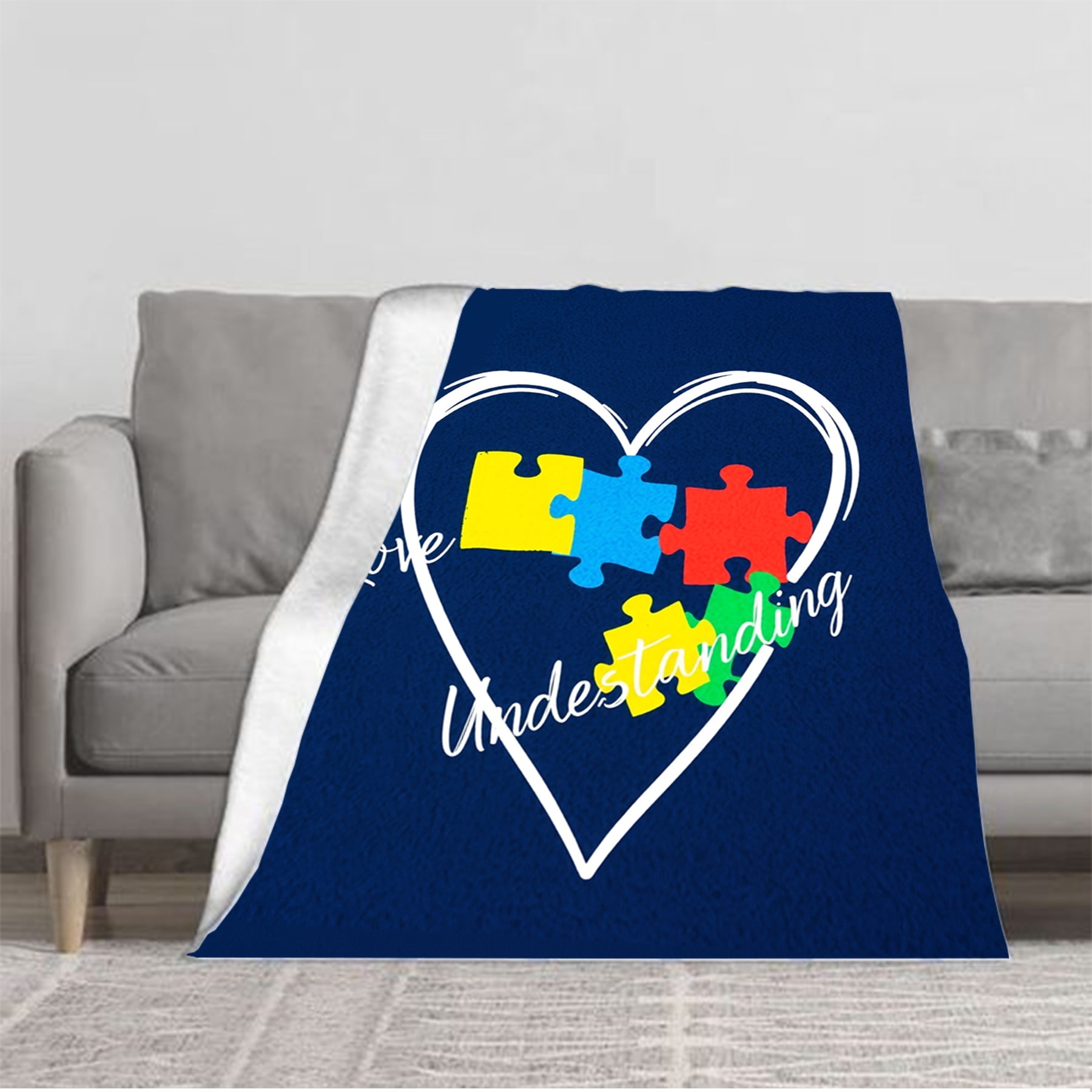 Durable Soft & Warm Flannel Blanket - Cozy Design for Sofa Travel Bed ...