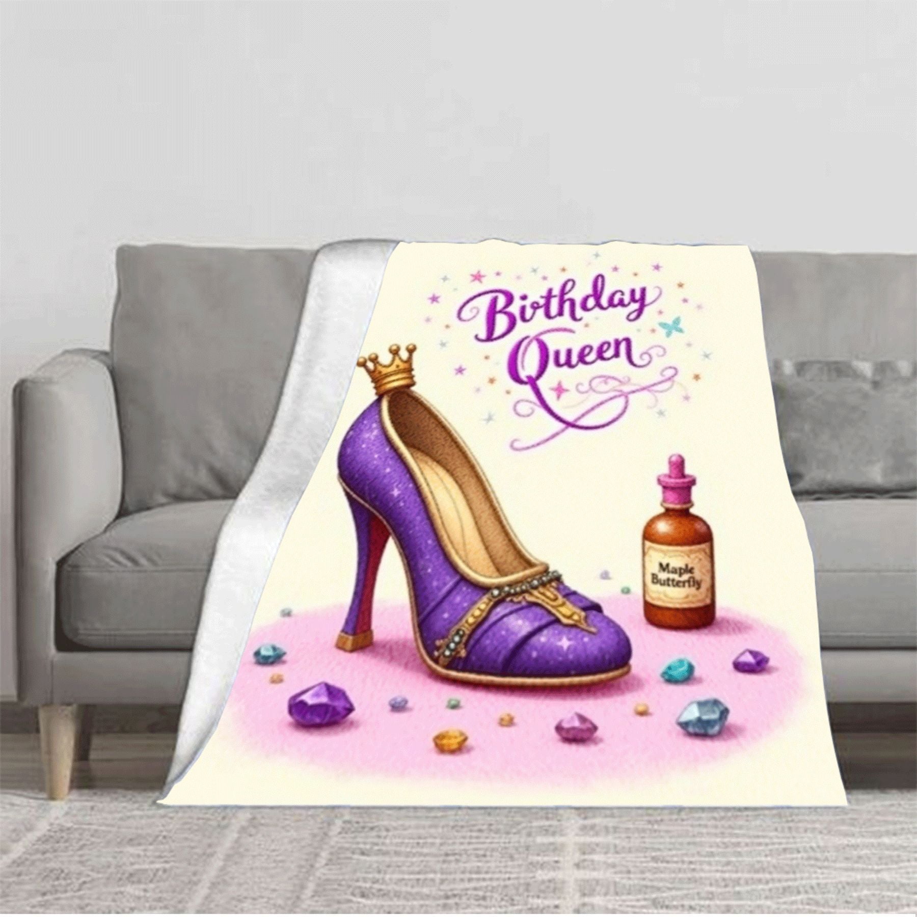 Durable Soft & Warm Flannel Blanket - Cozy Design for Sofa Travel Bed ...