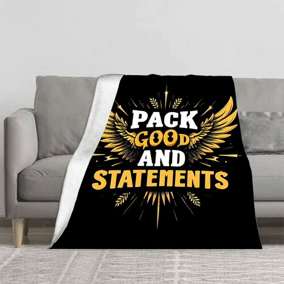 Durable Soft & Warm Flannel Blanket - Cozy Design for Sofa Travel Bed ...