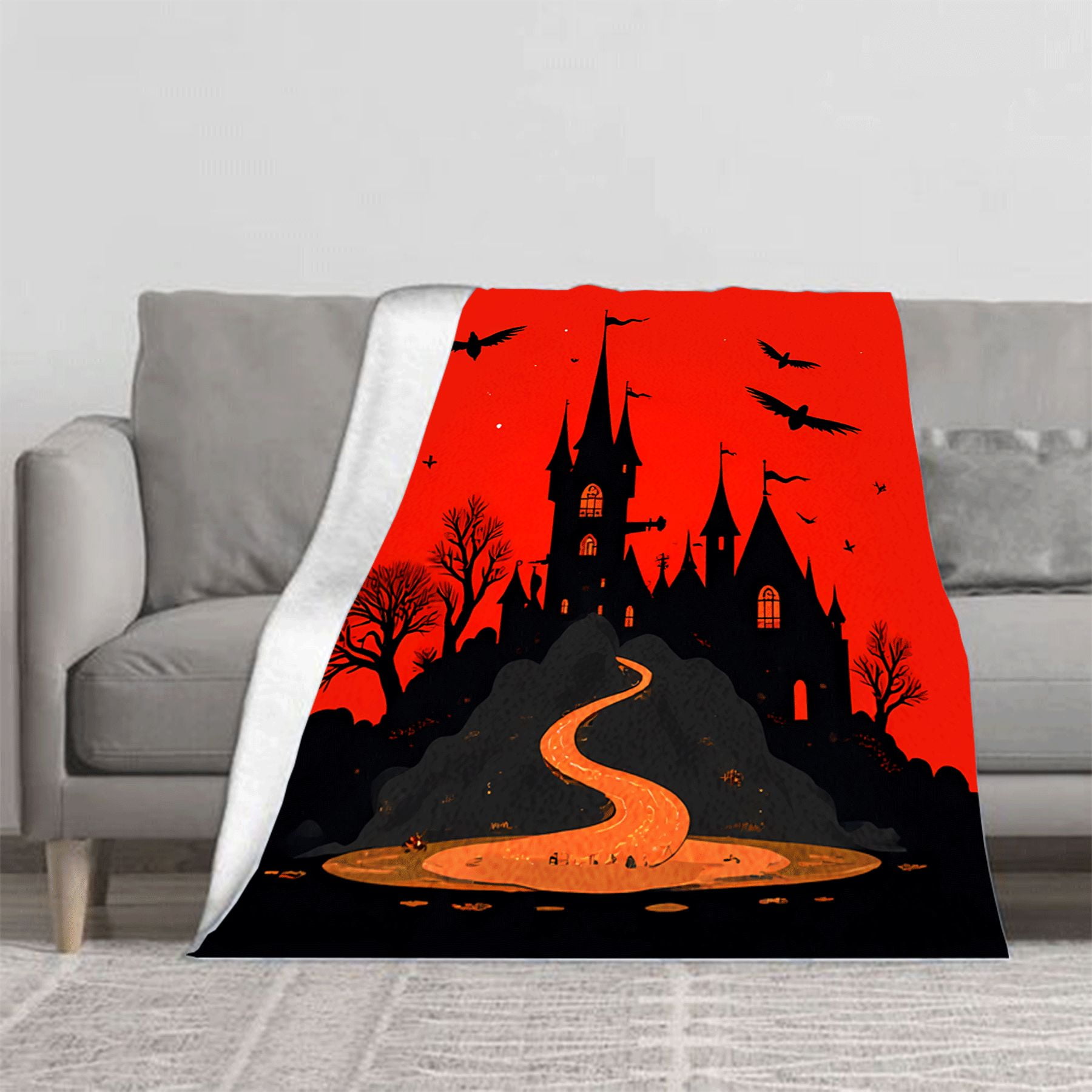 Durable Soft & Warm Flannel Blanket - Cozy Design for Sofa Travel Bed ...