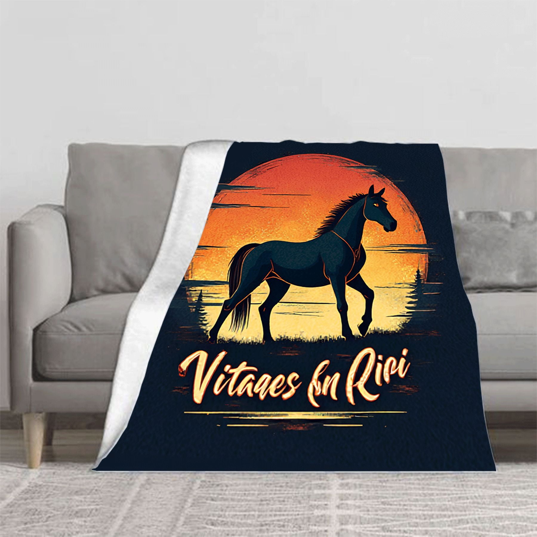 Durable Soft & Warm Flannel Blanket - Cozy Design for Sofa Travel Bed ...