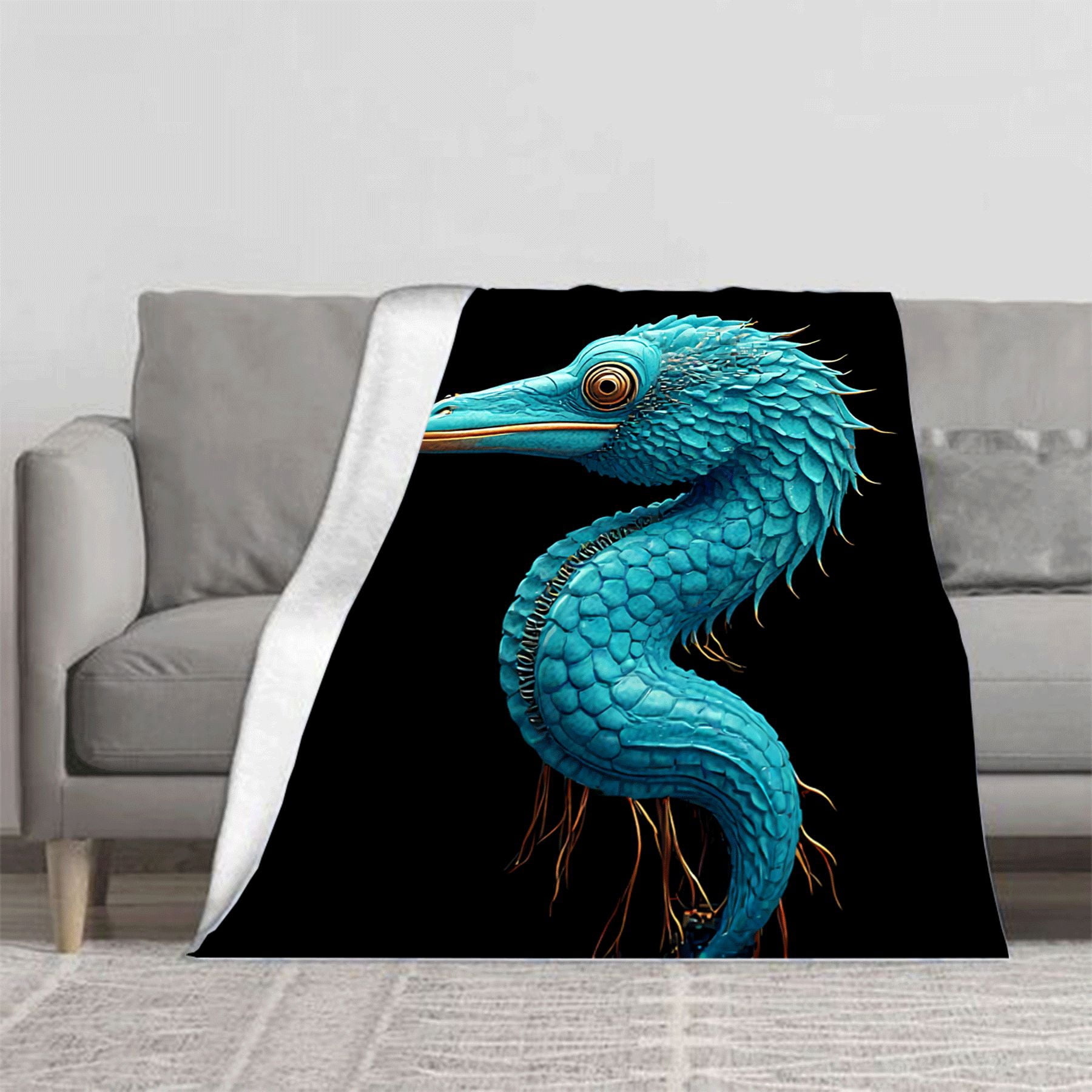 Durable Soft & Warm Flannel Blanket - Cozy Design for Sofa Travel Bed ...