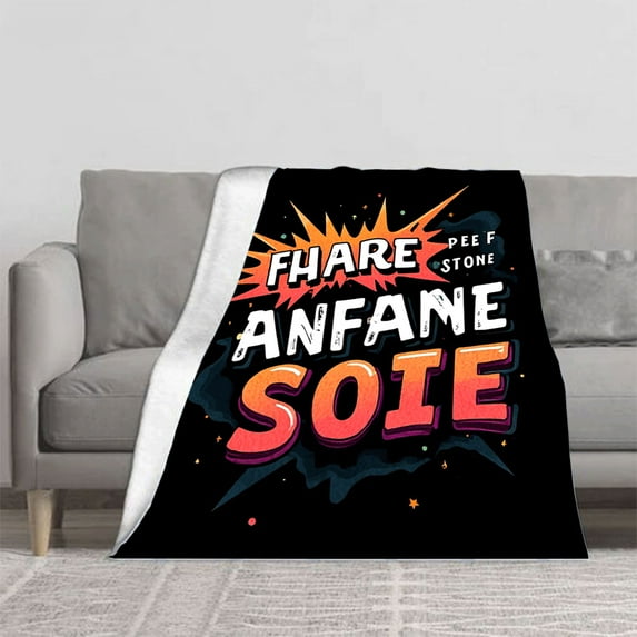 Durable Soft & Warm Flannel Blanket - Cozy Design with Bold Colors ...