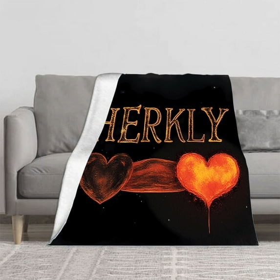 Durable Soft & Warm Flannel Blanket - Cozy Design with Elegant Gold ...