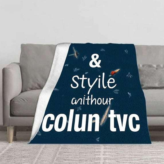 Durable Soft & Warm Flannel Blanket - Cozy Design with Fish Pattern ...