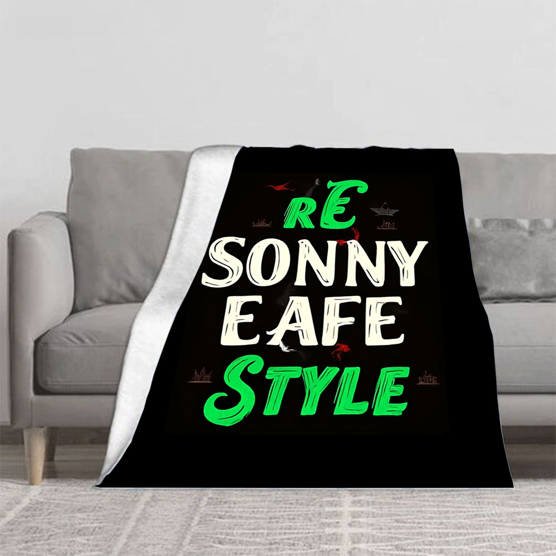 Durable Soft & Warm Flannel Blanket - Cozy Design with Modern Patterns ...