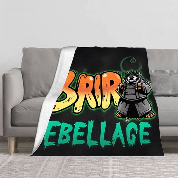 Durable Soft & Warm Flannel Blanket - Cozy Design with Stylish Graffiti ...