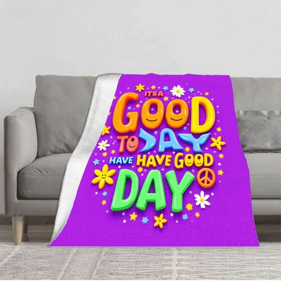 Durable Soft & Warm Flannel Blanket - Cozy Design with Vibrant Colors ...