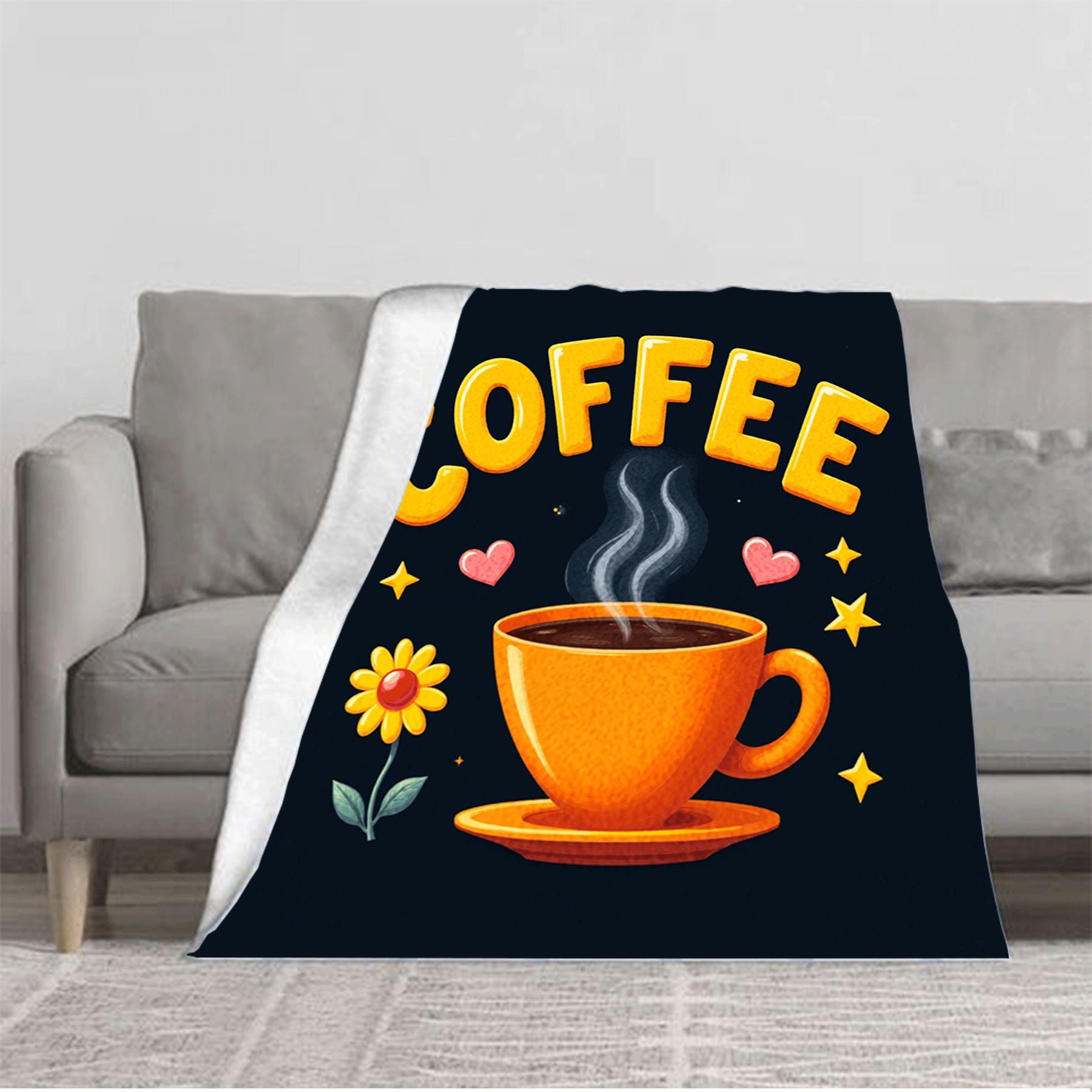 Durable Soft & Warm Flannel Blanket - Cozy Design with Vibrant Colors ...
