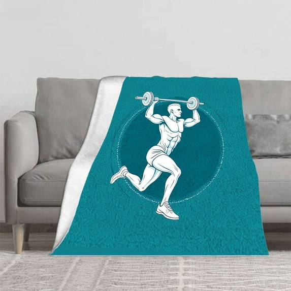 Durable Soft & Warm Flannel Blanket - Cozy Dotted Pattern for Sofa ...