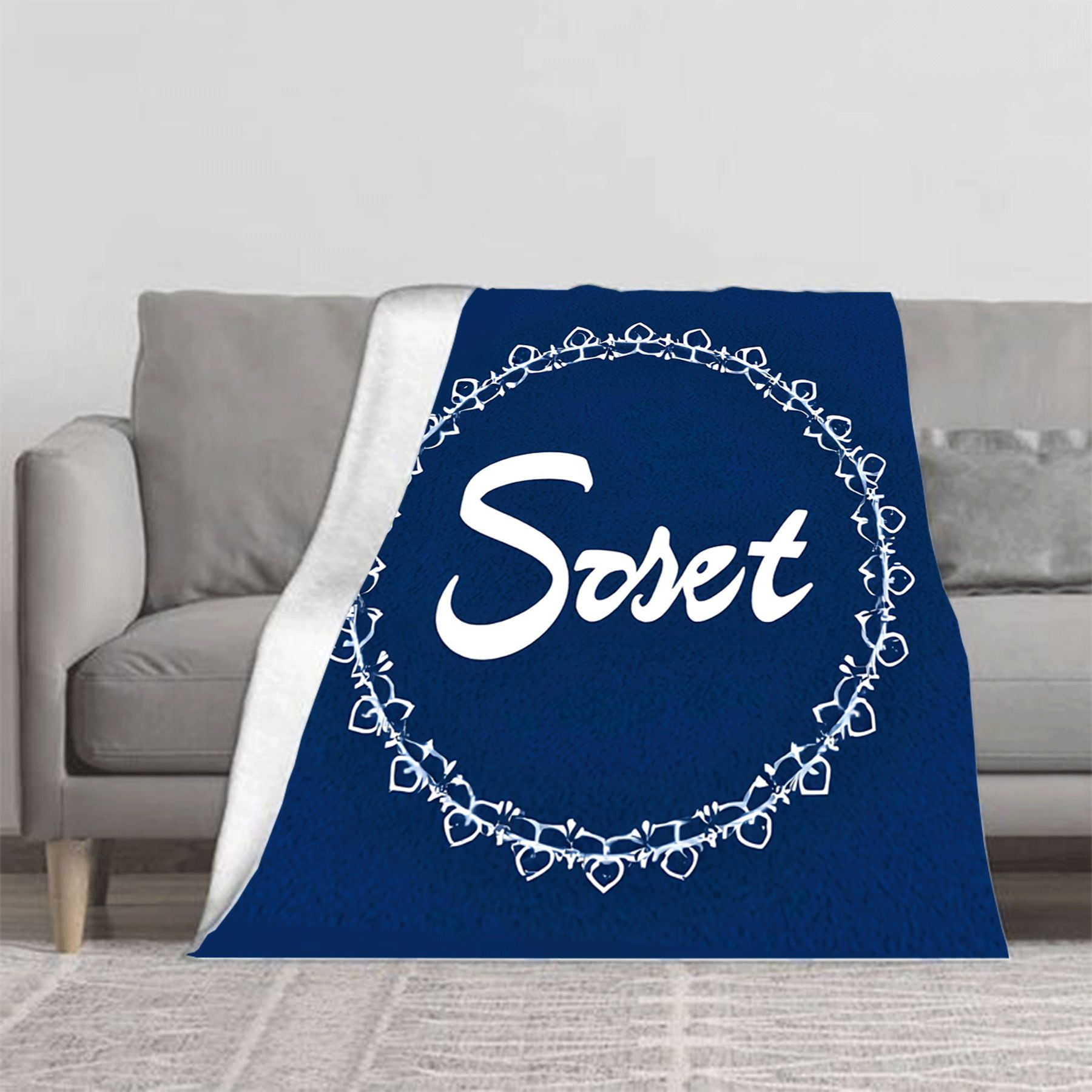 Durable Soft & Warm Flannel Blanket - Cozy Floral Design Perfect for ...