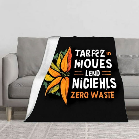 Durable Soft & Warm Flannel Blanket - Cozy Floral Design with Vibrant ...