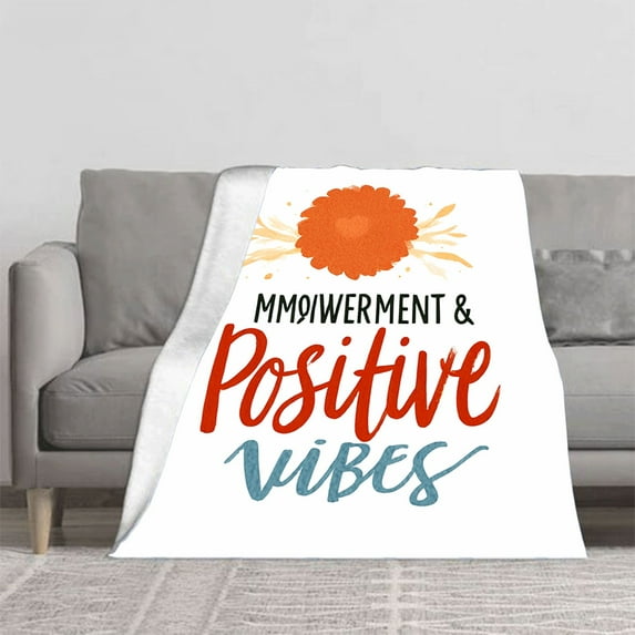 Durable Soft & Warm Flannel Blanket - Cozy Floral Design with Vibrant ...