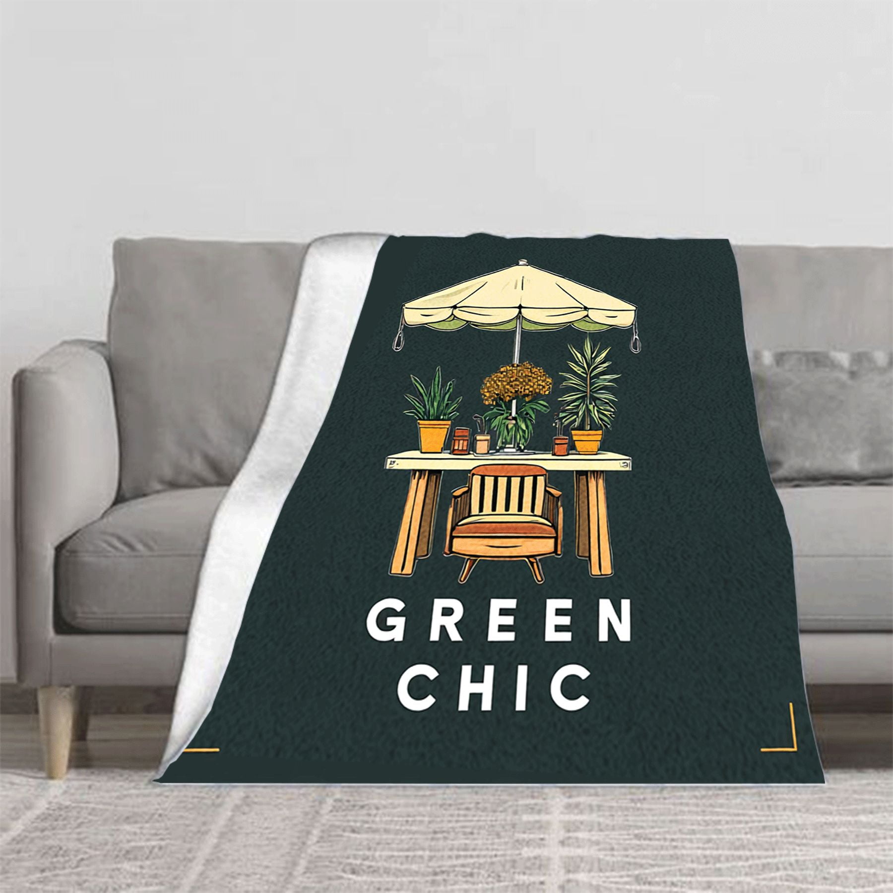 Durable Soft & Warm Flannel Blanket - Cozy Floral Pattern for Sofa ...