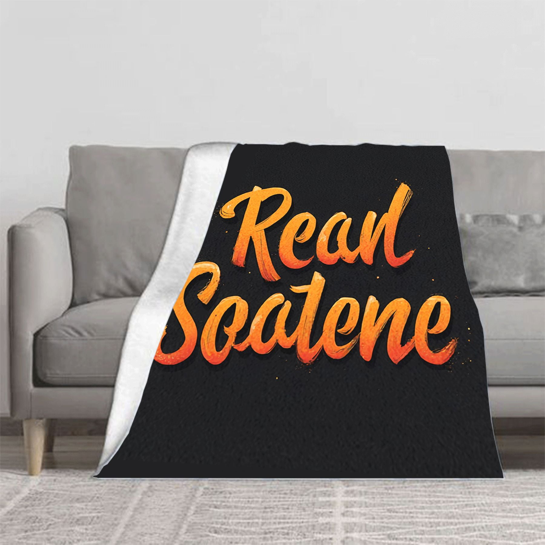 Durable Soft & Warm Flannel Blanket - Cozy Gradient Design for Sofa ...