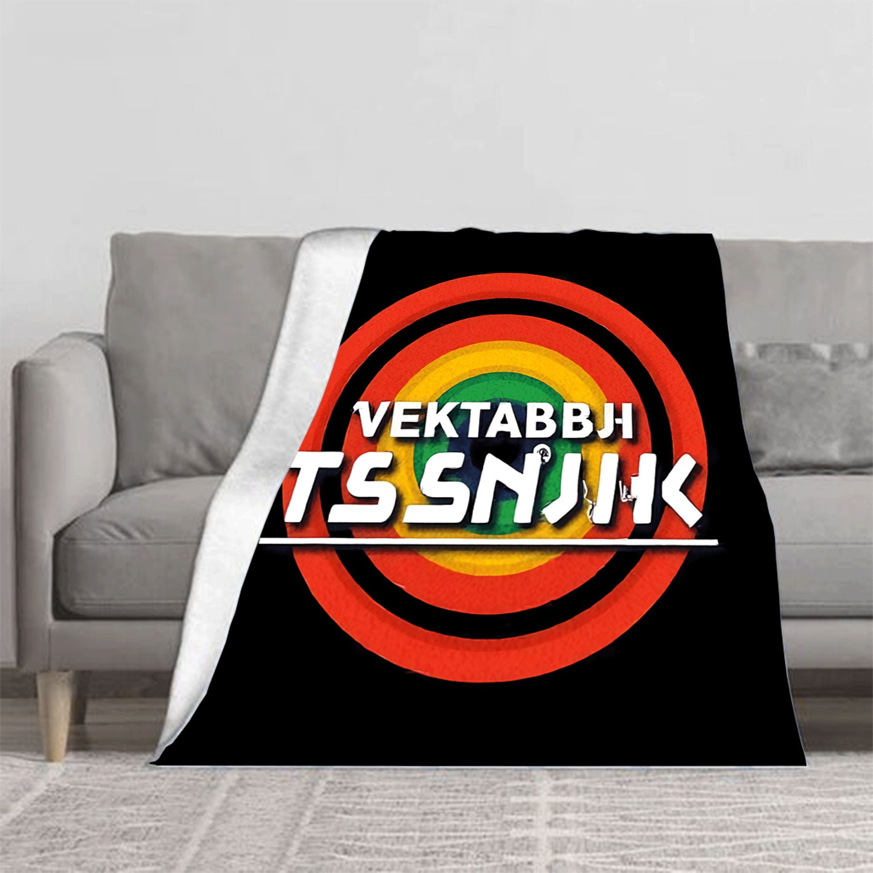 Durable Soft & Warm Flannel Blanket - Cozy Gradient Design with ...