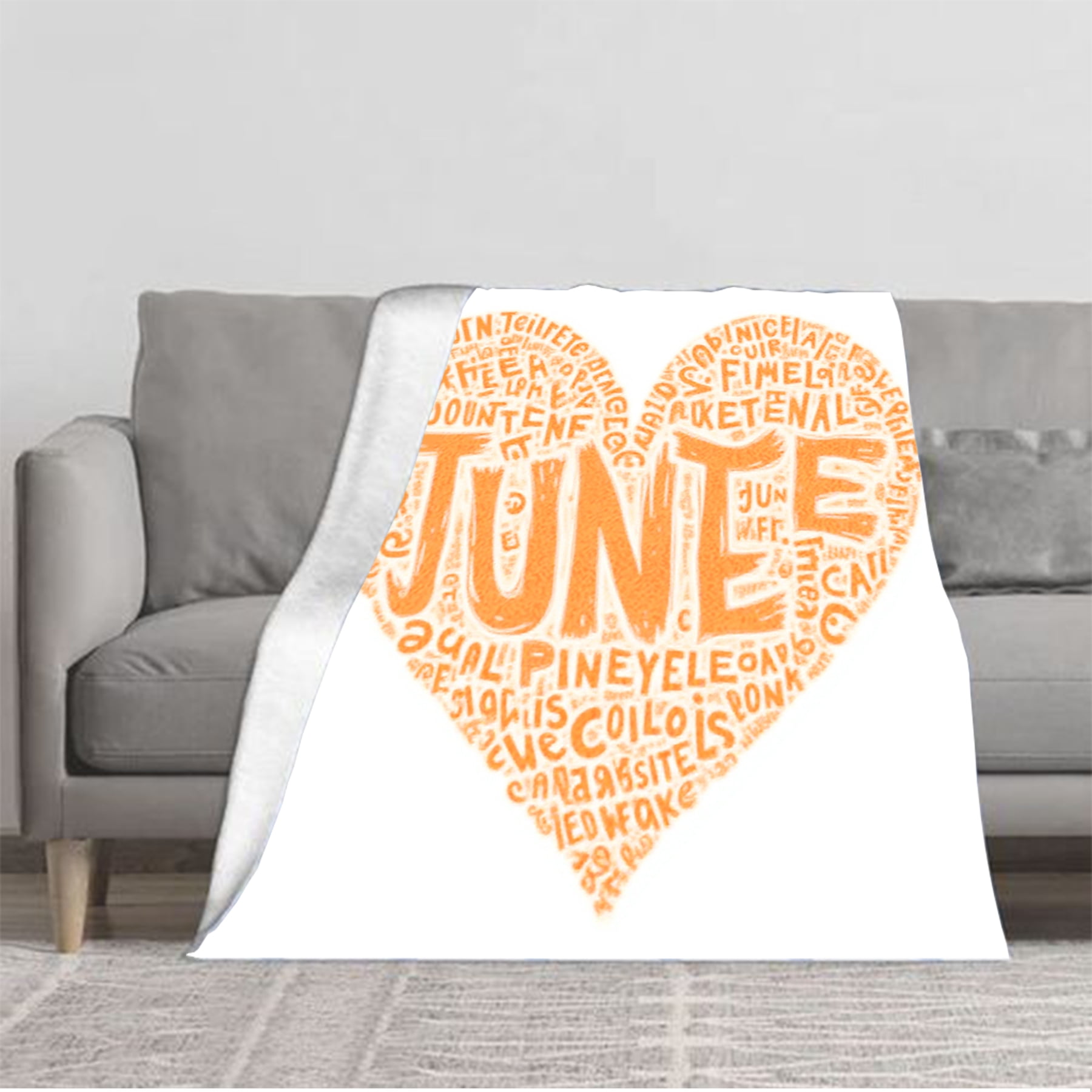 Durable Soft & Warm Flannel Blanket - Cozy Heart - Shaped Word Cloud ...