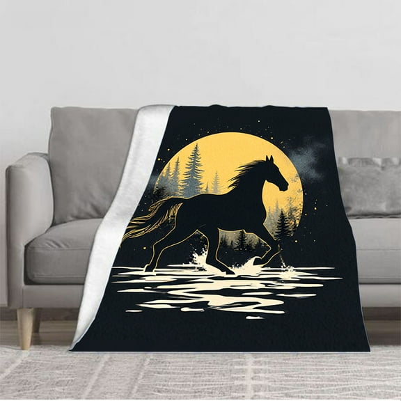 Cozy Flannel Blanket - Soft Warm Durable Perfect for Sofa Travel & Bed ...