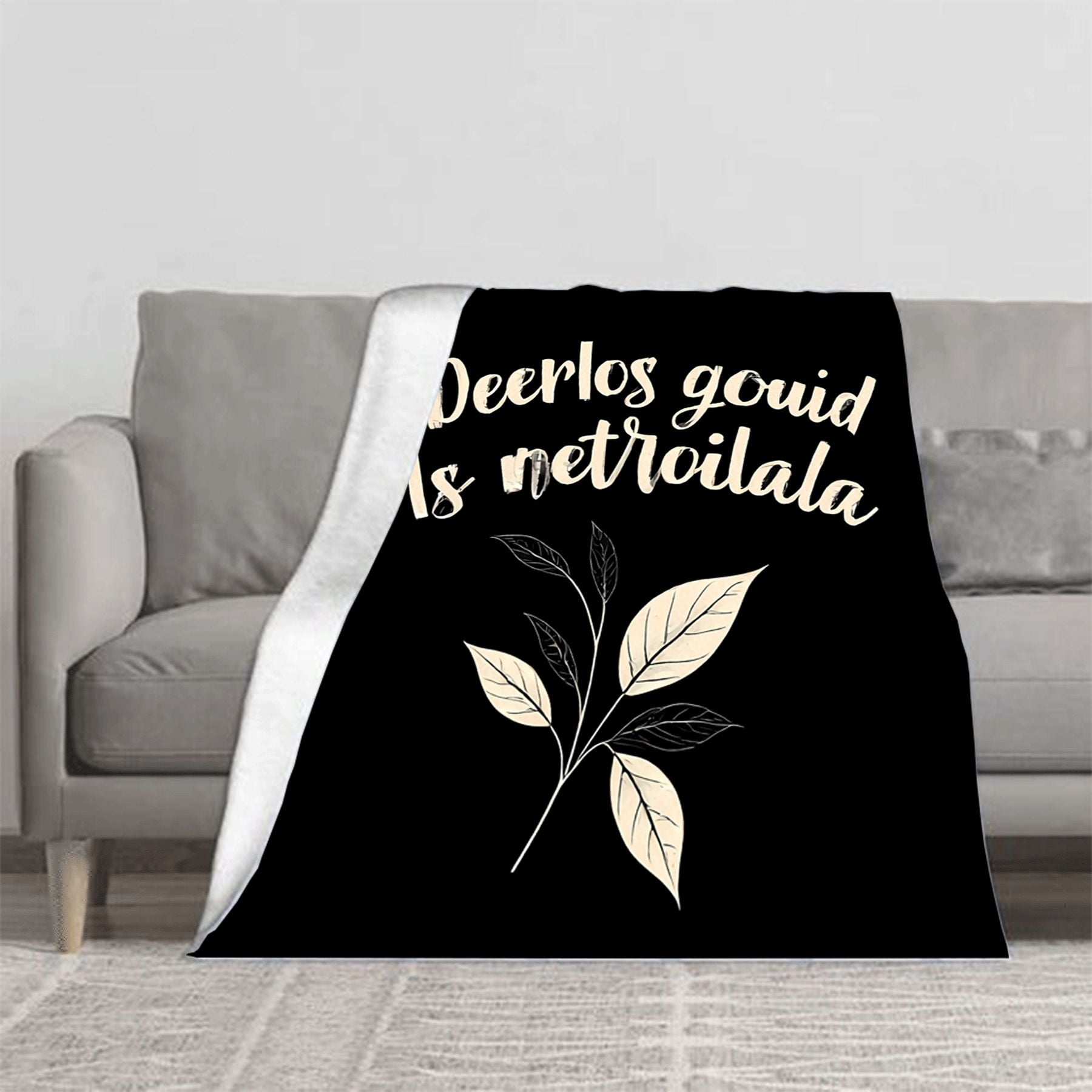 Durable Soft & Warm Flannel Blanket - Cozy Minimalist Design with ...