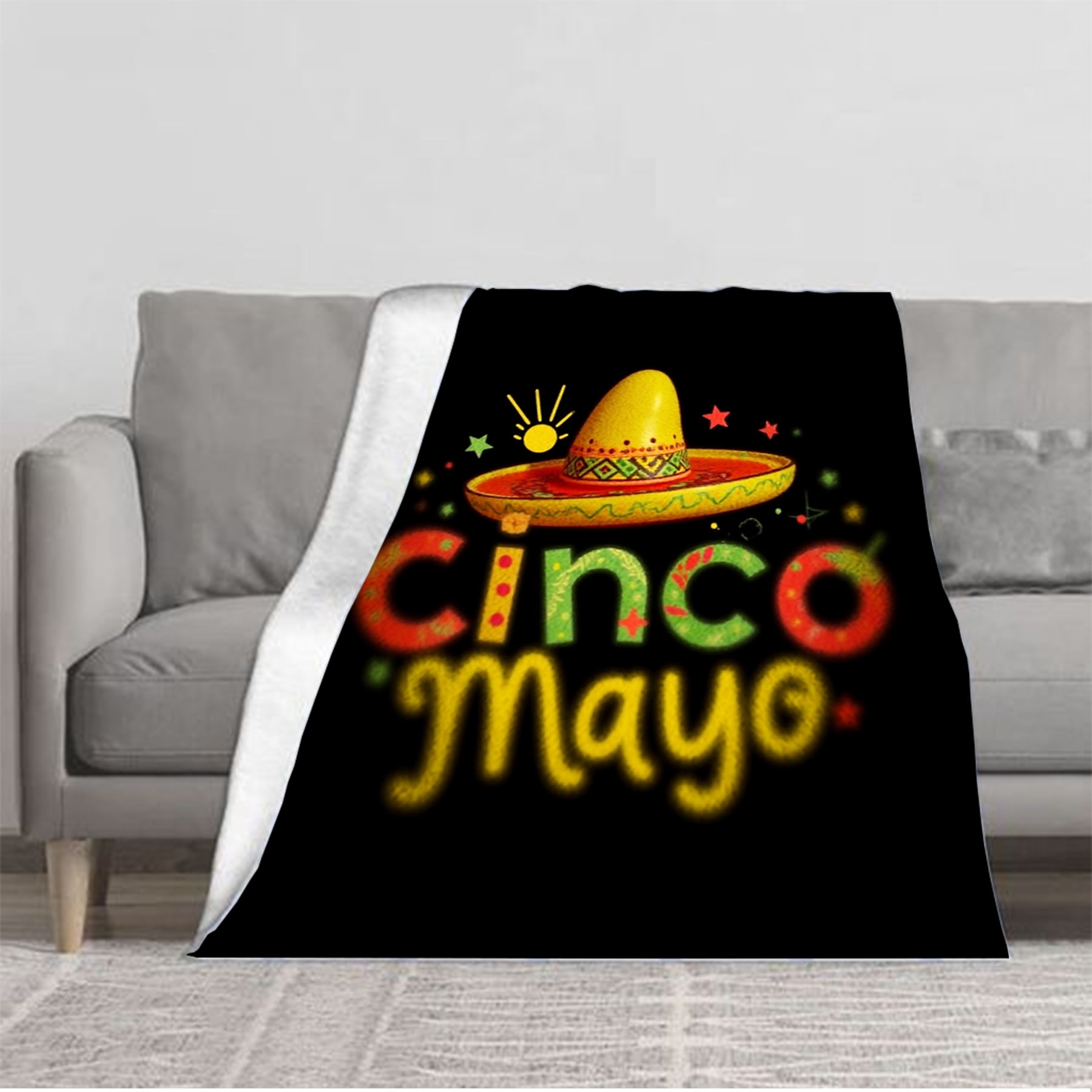 Durable Soft & Warm Flannel Blanket - Cozy Multicolored Pattern Design ...