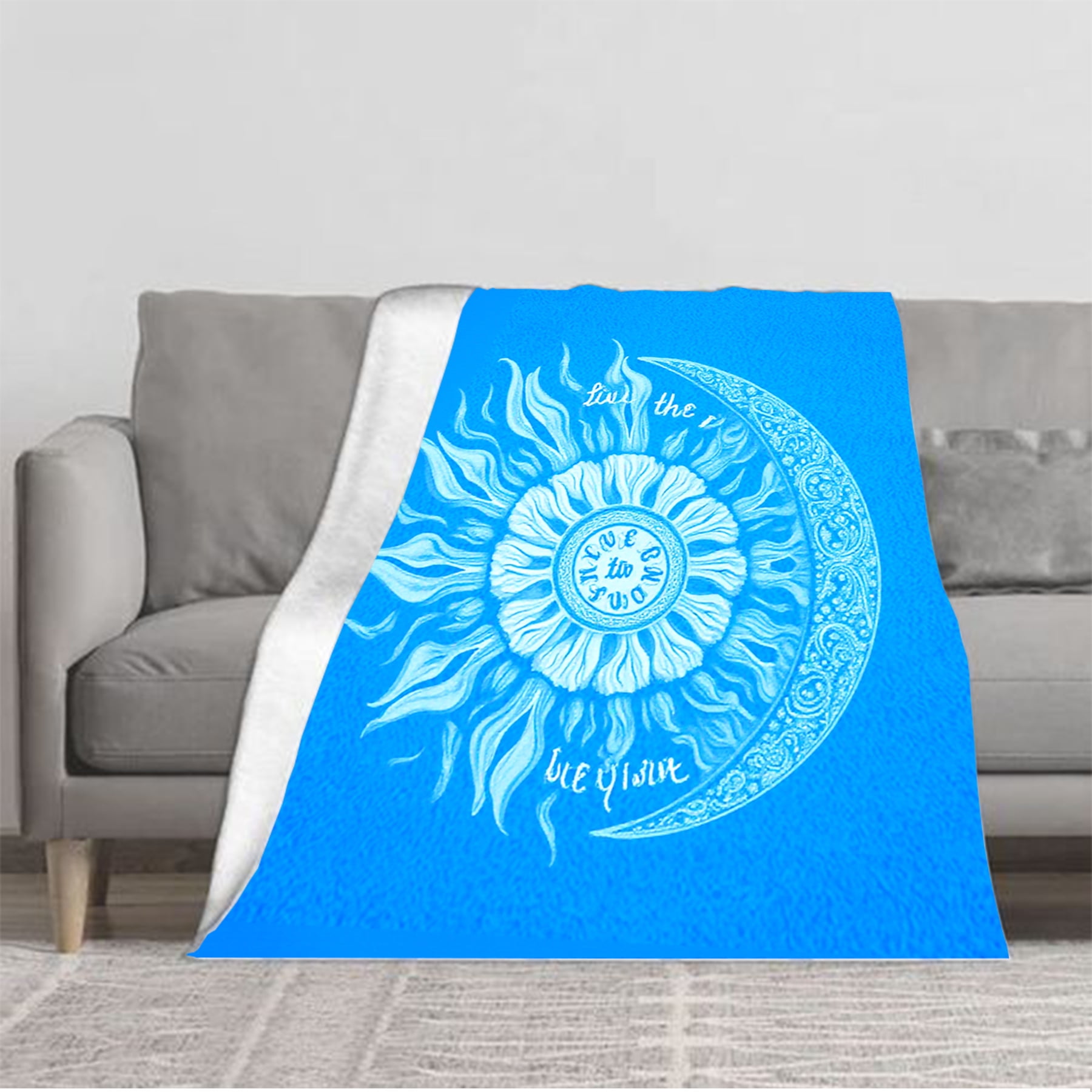 Durable Soft & Warm Flannel Blanket - Cozy Nature-Inspired Design with ...