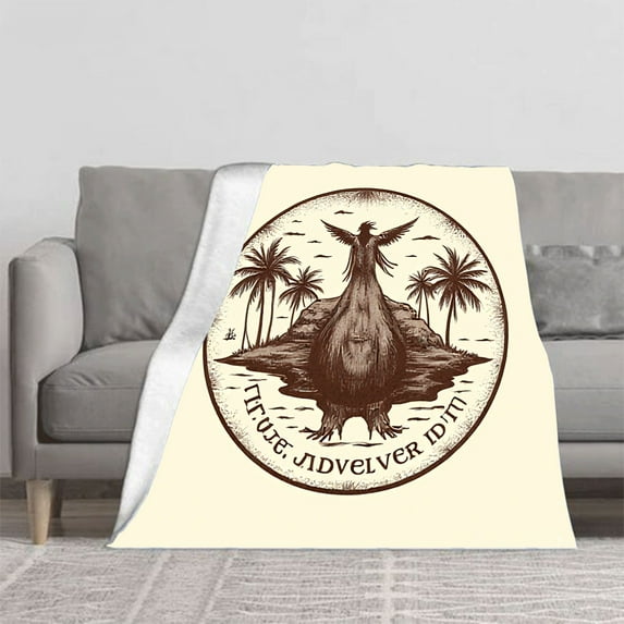 Durable Soft & Warm Flannel Blanket - Cozy Phoenix Design for Sofa ...
