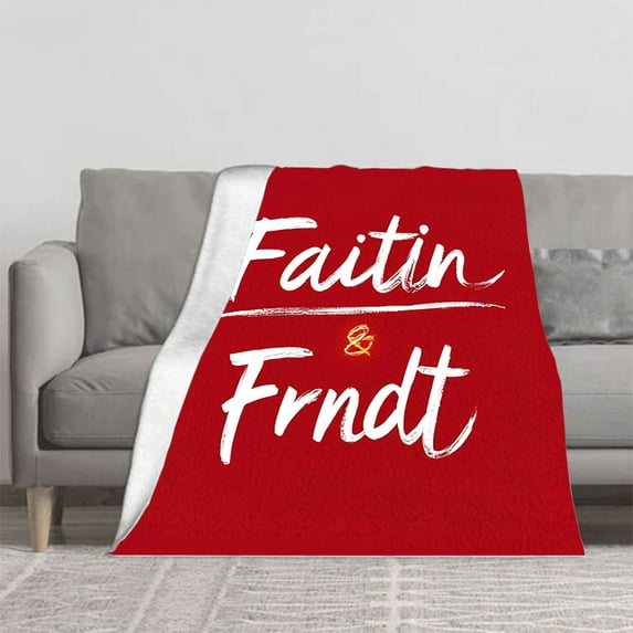 Durable Soft & Warm Flannel Blanket - Cozy Red Background with Elegant ...