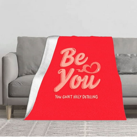 Durable Soft & Warm Flannel Blanket - Cozy Red Design with Stylish ...