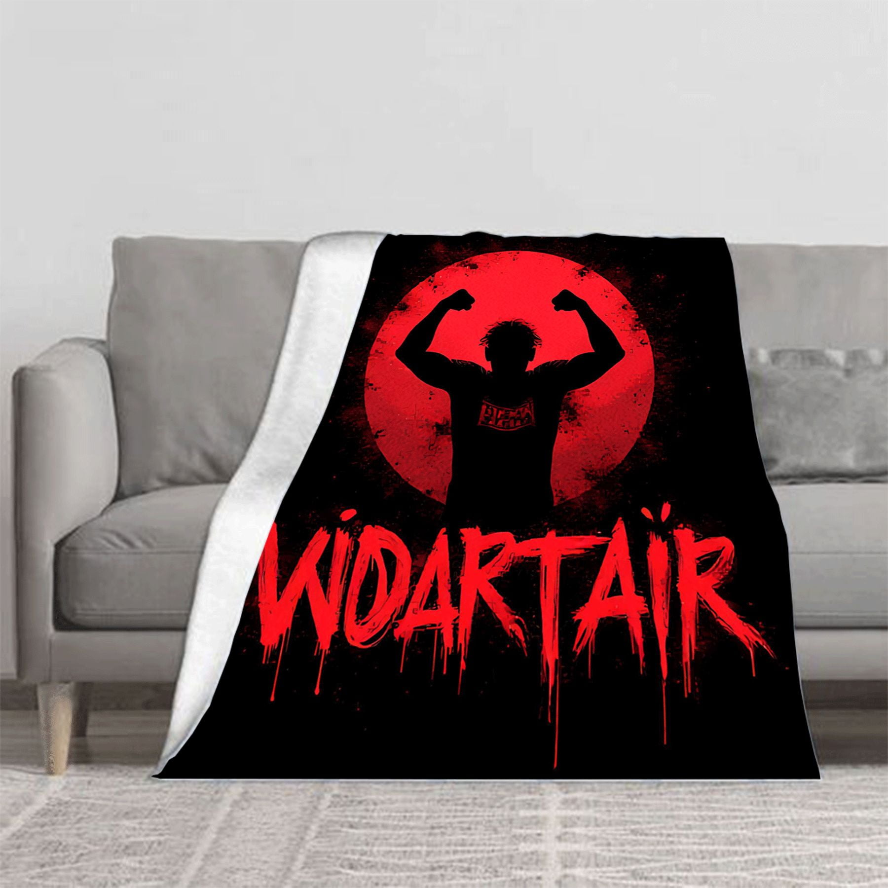 Durable Soft & Warm Flannel Blanket - Cozy Red Dripping Design Perfect ...