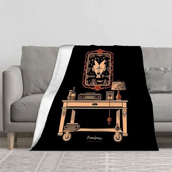 Durable Soft & Warm Flannel Blanket - Cozy Retro Pattern Design for ...