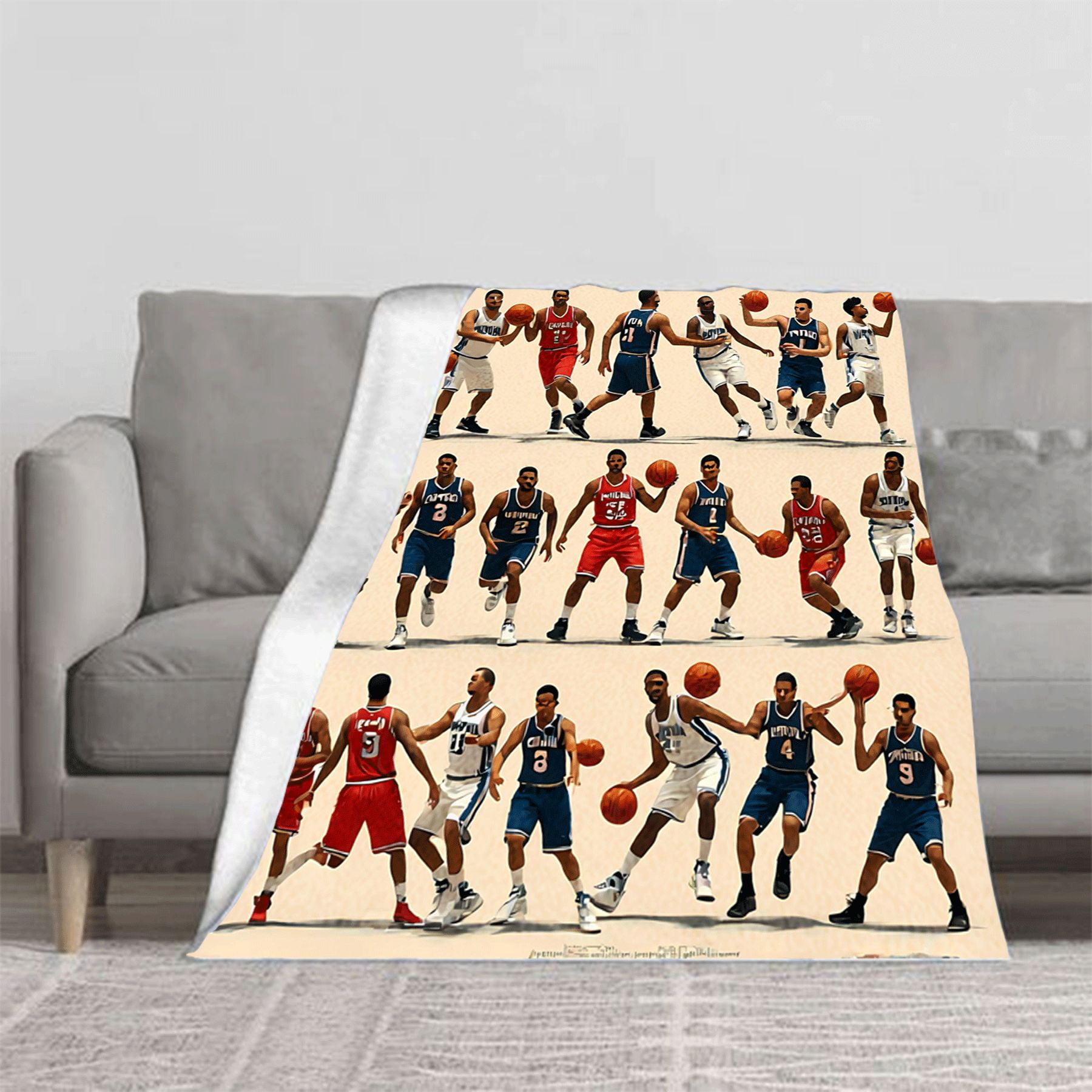 Durable Soft & Warm Flannel Blanket - Cozy Sofa Travel Bed Chair ...