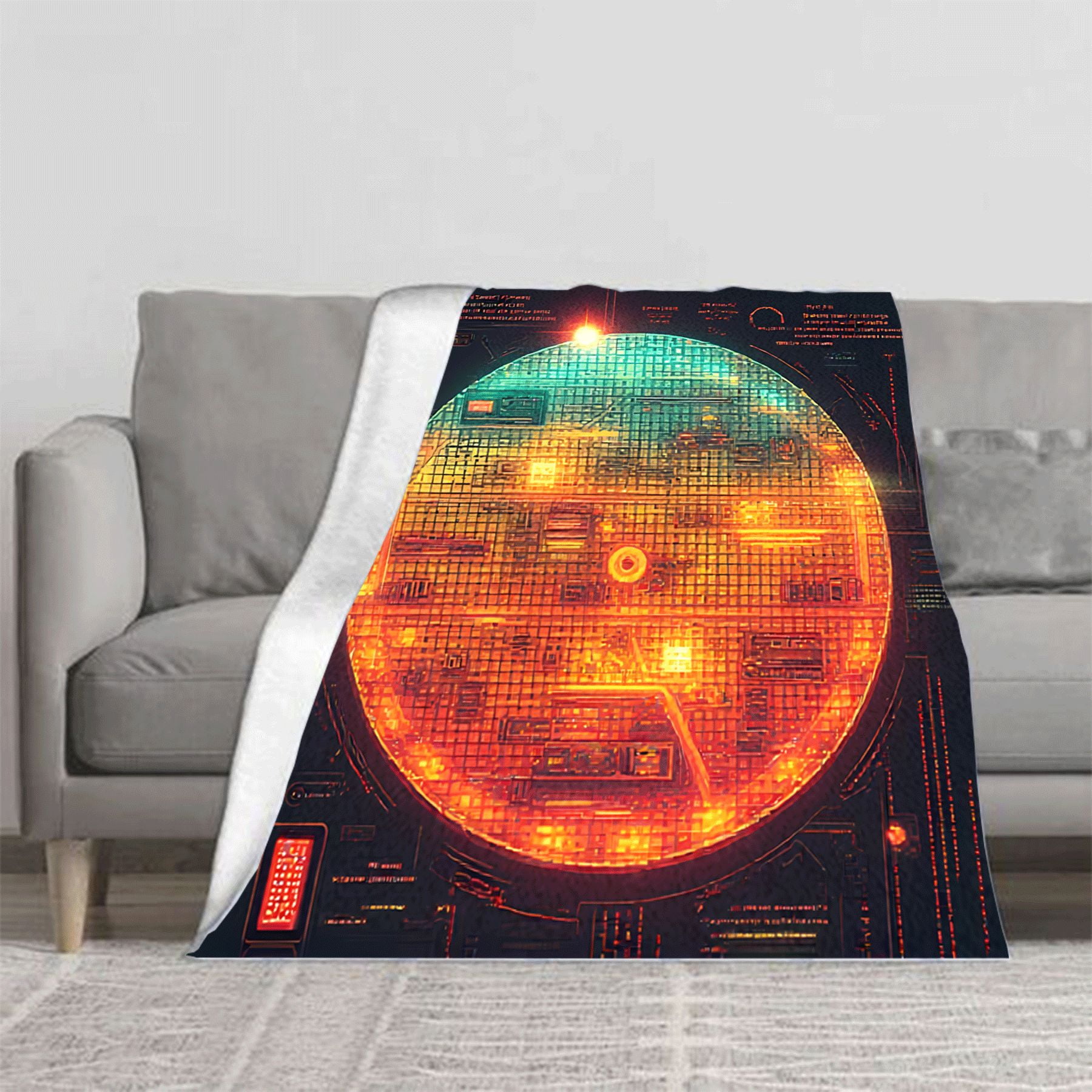 Durable Soft & Warm Flannel Blanket - Cozy Sofa & Travel Blanket with ...