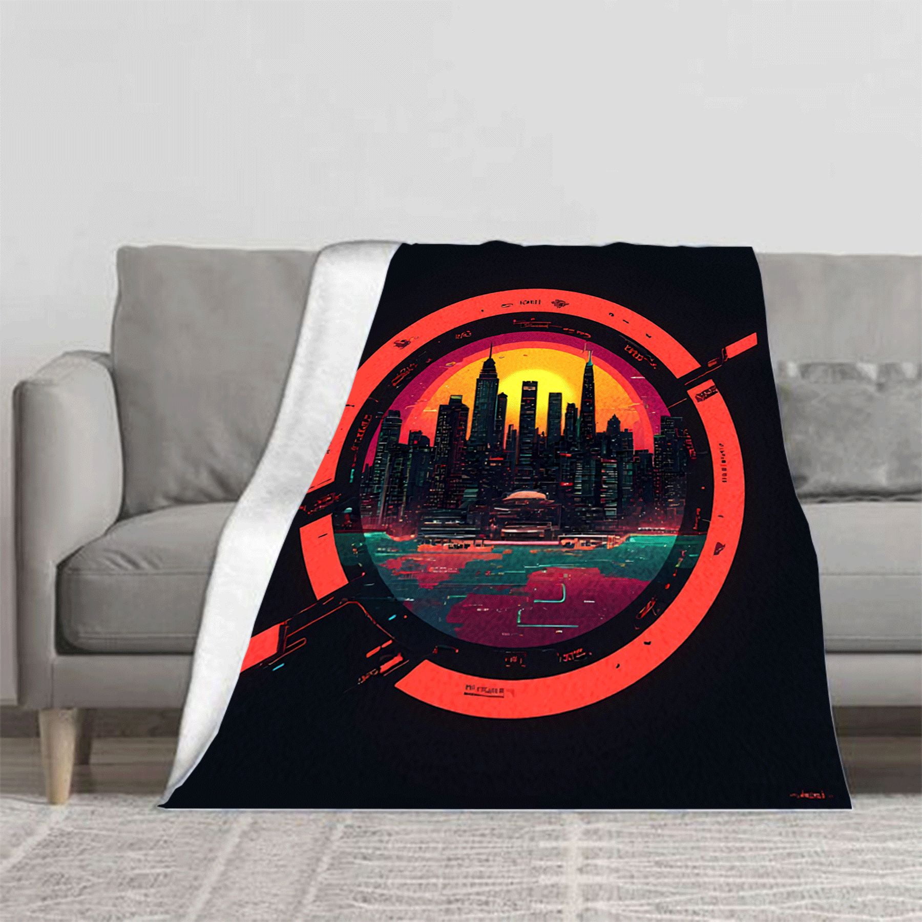 Durable Soft & Warm Flannel Blanket - Cozy Sofa & Travel Blanket with ...