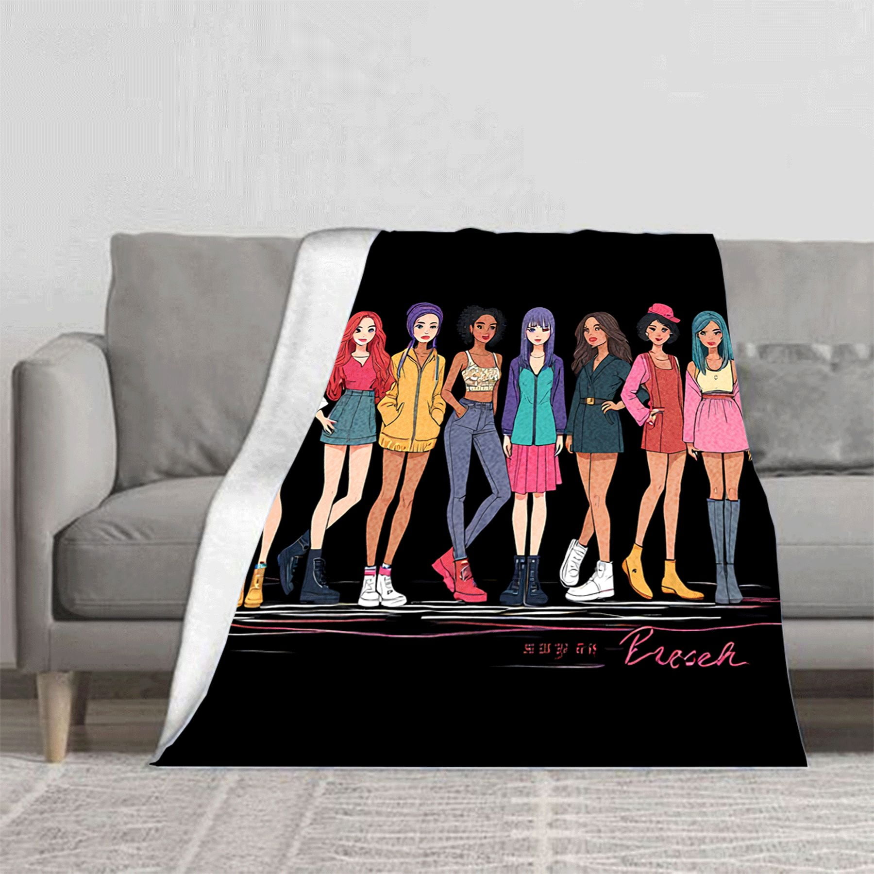 Durable Soft & Warm Flannel Blanket - Cozy Sofa & Travel Blanket with ...