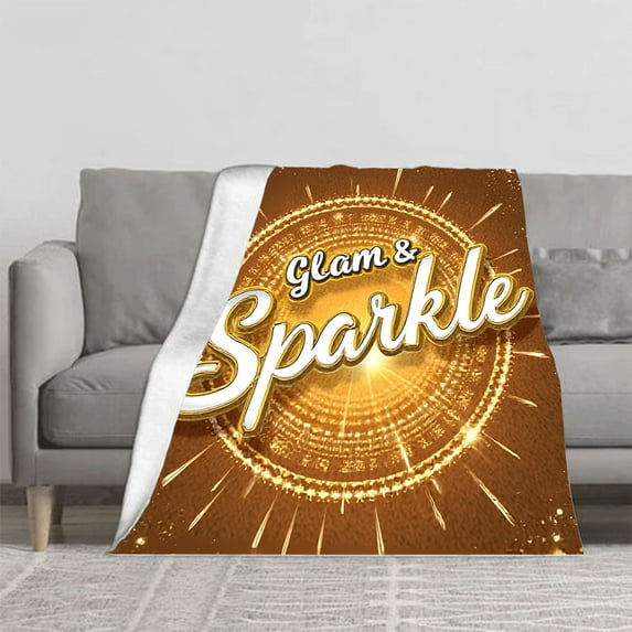 Durable Soft & Warm Flannel Blanket - Cozy Star - Patterned Design for ...