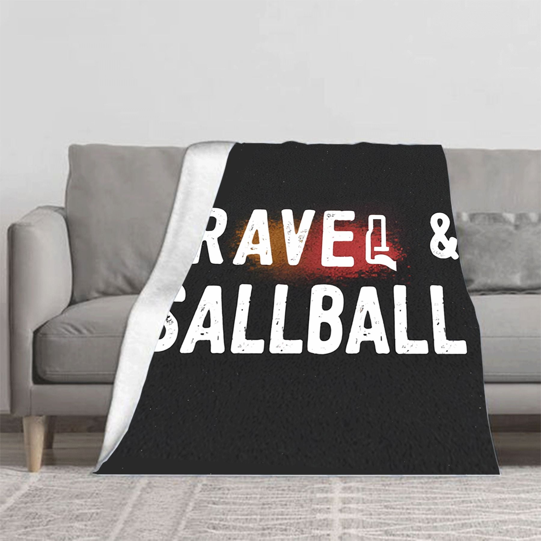 Durable Soft & Warm Flannel Blanket - Cozy Textured Design for Sofa ...