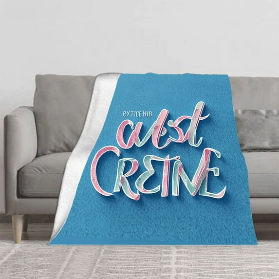 Durable Soft & Warm Flannel Blanket - Cozy Textured Design for Sofa ...