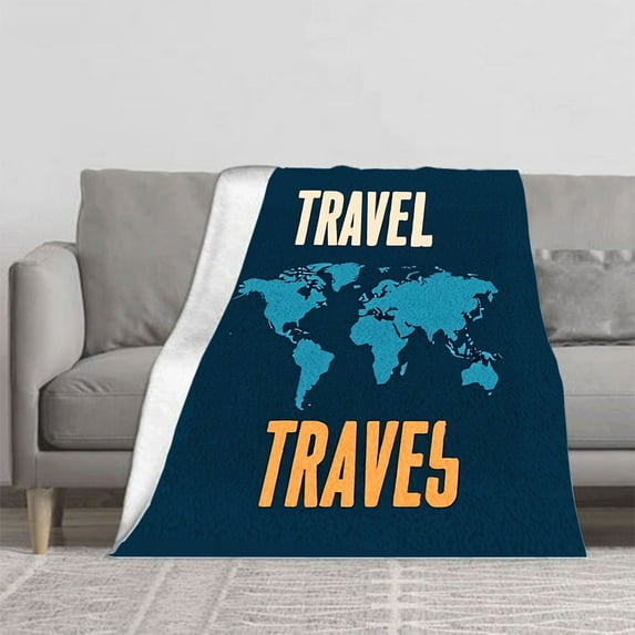 Durable Soft & Warm Flannel Blanket - Cozy Travel & Sofa Blanket with ...