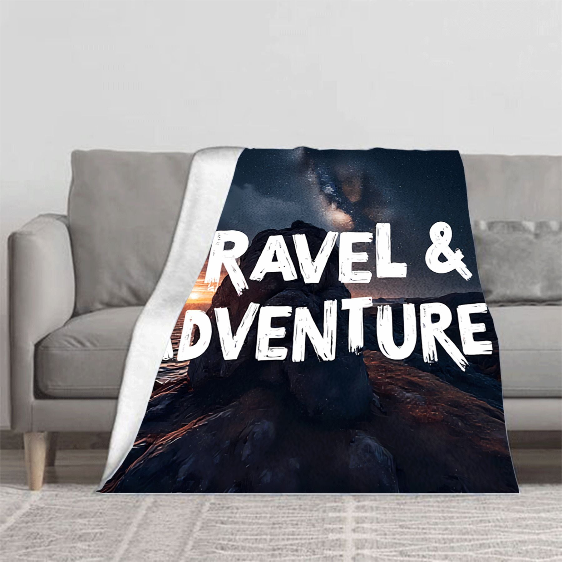 Durable Soft & Warm Flannel Blanket - Cozy Travel & Sofa Blanket with ...