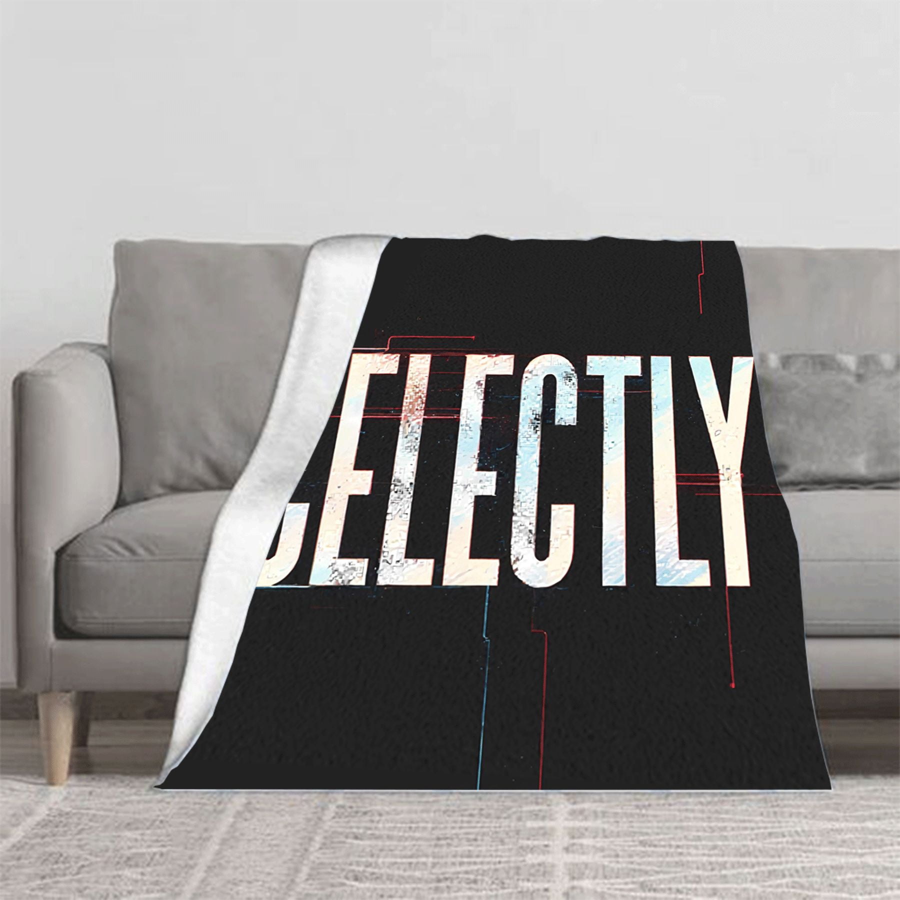 Durable Soft & Warm Flannel Blanket - Cozy Urban Design with Graffiti ...