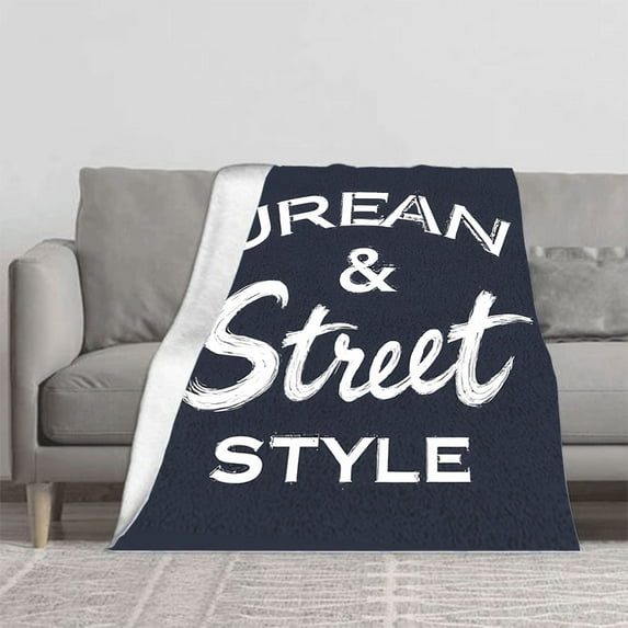 Durable Soft & Warm Flannel Blanket - Cozy Urban Style for Sofa Travel ...
