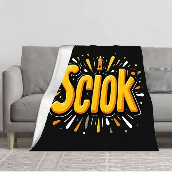 Durable Soft & Warm Flannel Blanket - Cozy Vibrant Design with Colorful ...