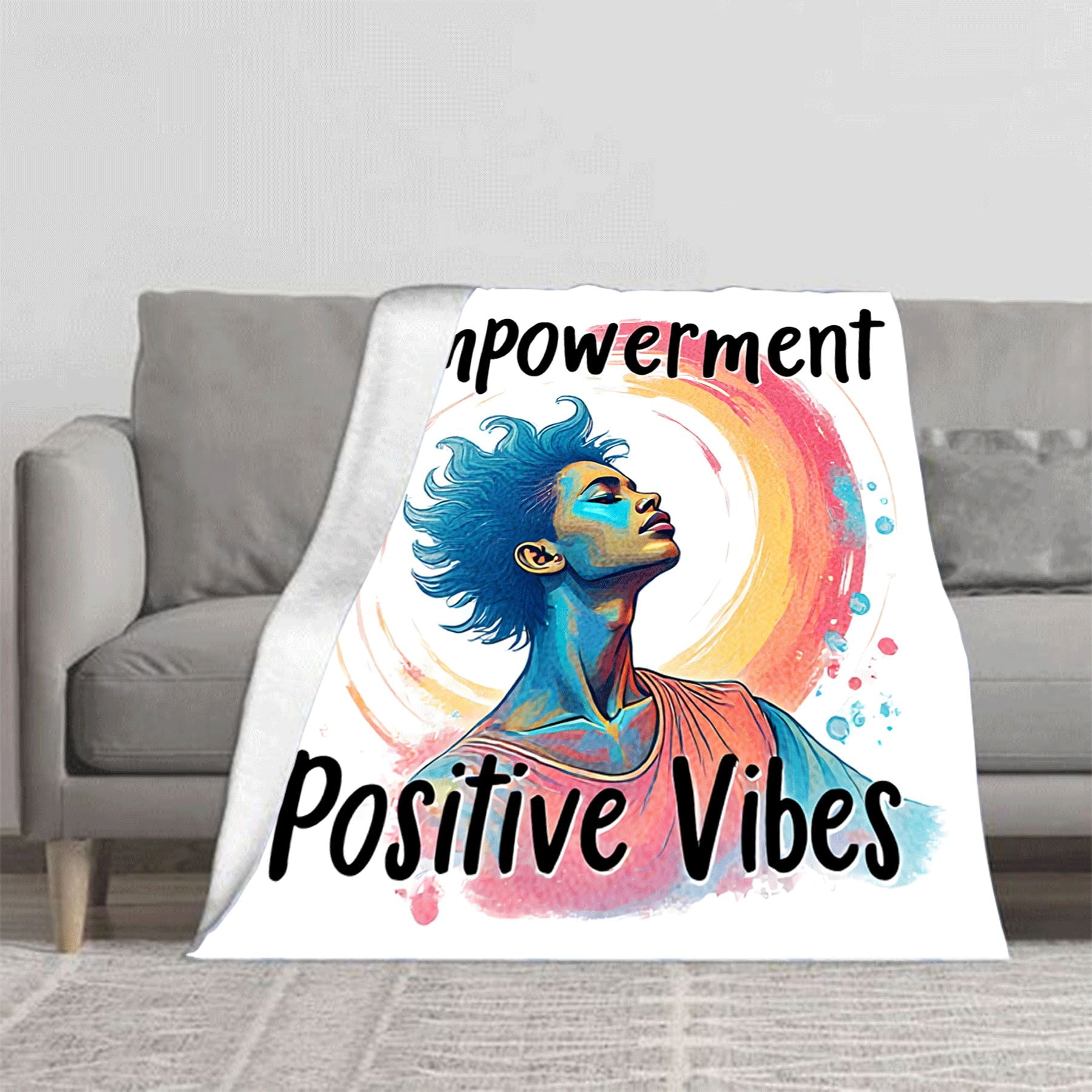 Durable Soft & Warm Flannel Blanket - Cozy Vibrant Patterns for Sofa ...