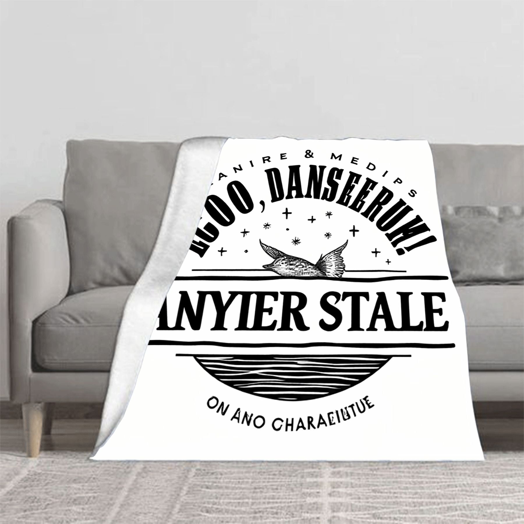 Durable Soft & Warm Flannel Blanket - Cozy Vintage-Inspired Design with ...