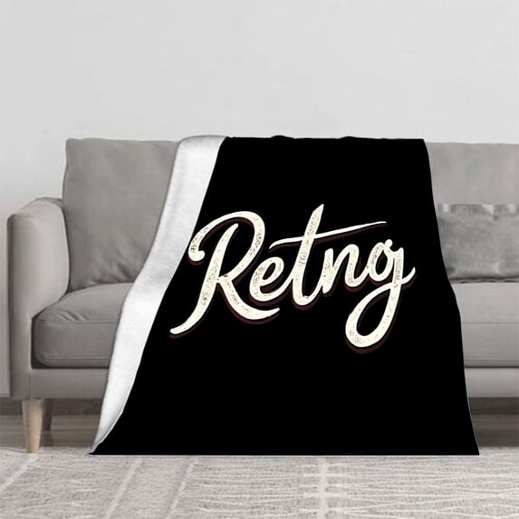 Durable Soft & Warm Flannel Blanket - Cozy Vintage Style for Sofa ...